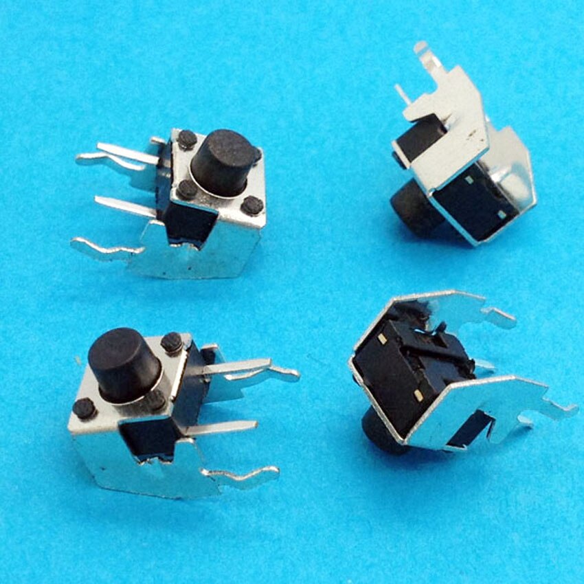 100 stks/partij 6x6x6mm Verticale Tactile Switches... – Vicedeal