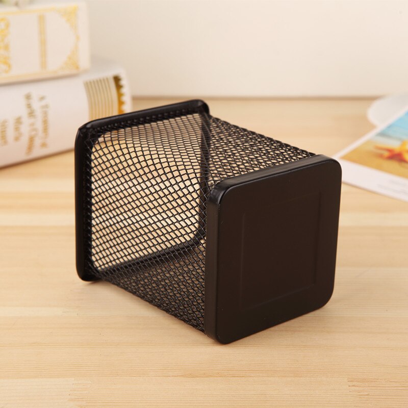Pencil Holder Office Desk Metal Mesh Square Pen Po... – Grandado