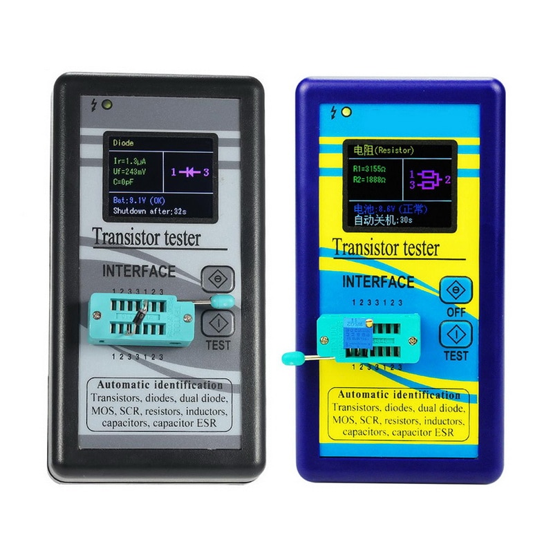 Multi-purpose Transistor Tester 128*160 Diode Thyr... – Grandado Multi-purpose Transistor Tester 128*160 Diode Thyr... – Grandado