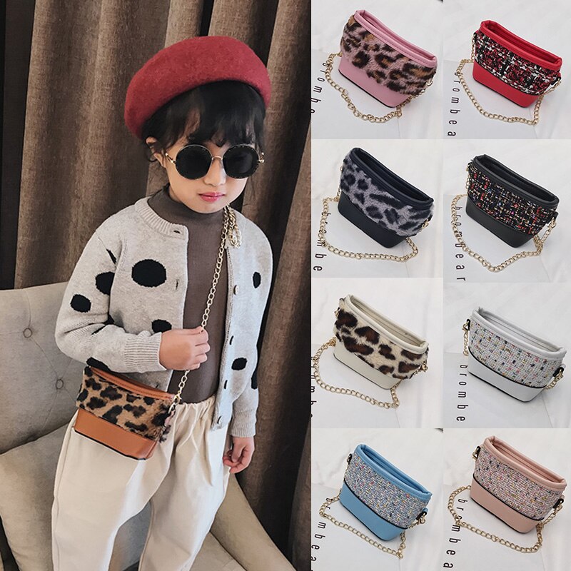 Mooie Baby Meisjes Mini Messenger Bag Leuke Luipaa... – Grandado