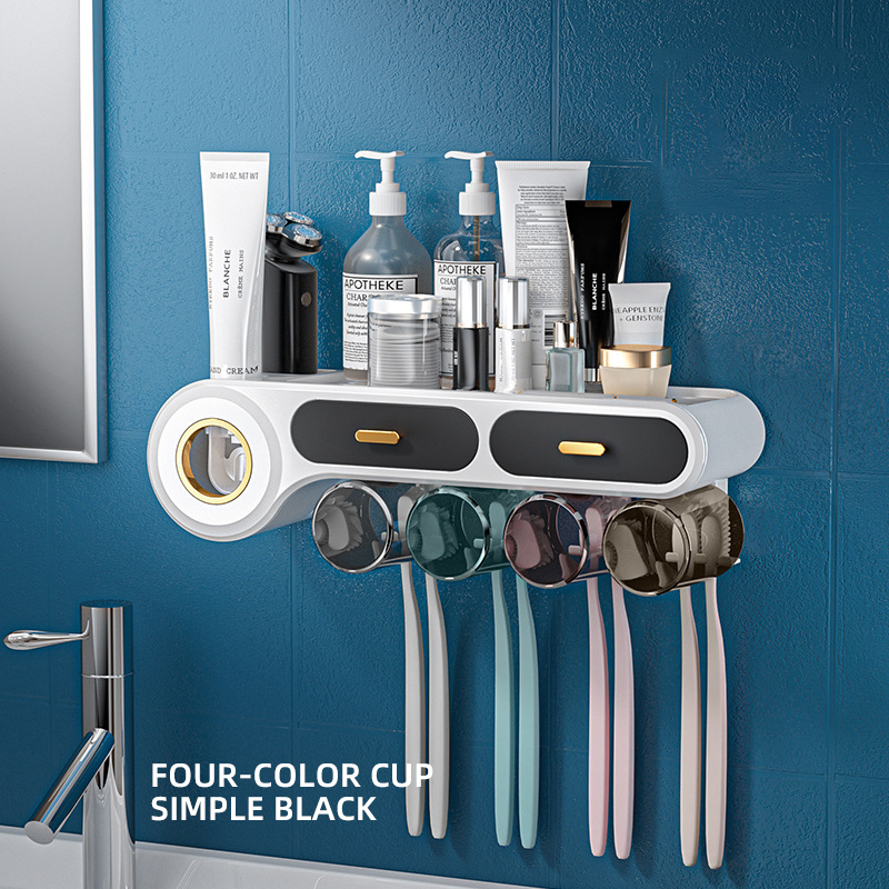 GURET Multifunction Toothbrush Holder Automatic To... – Vicedeal