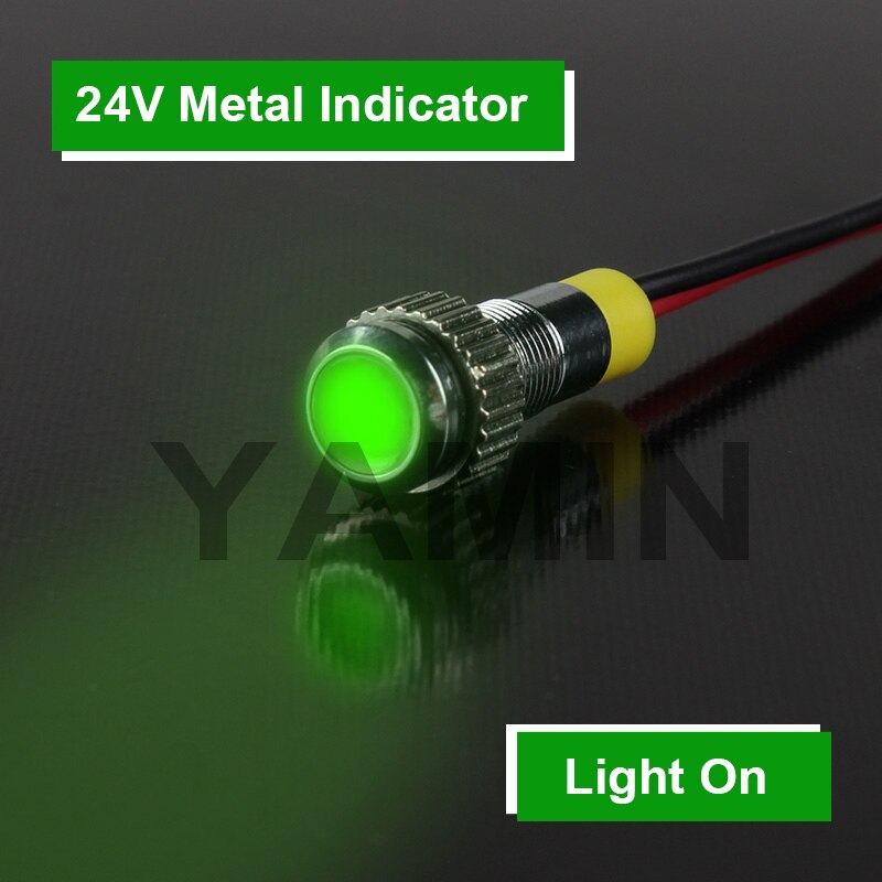 6mm Metal Indicator Light 220V LED Signal Lamp 6V ... – Grandado