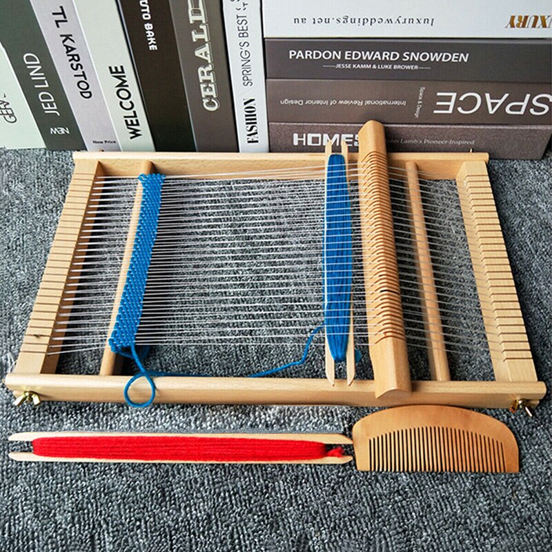 Houten Loom Kit Looms Houten Tapestry Hand-Gebreid... – Grandado