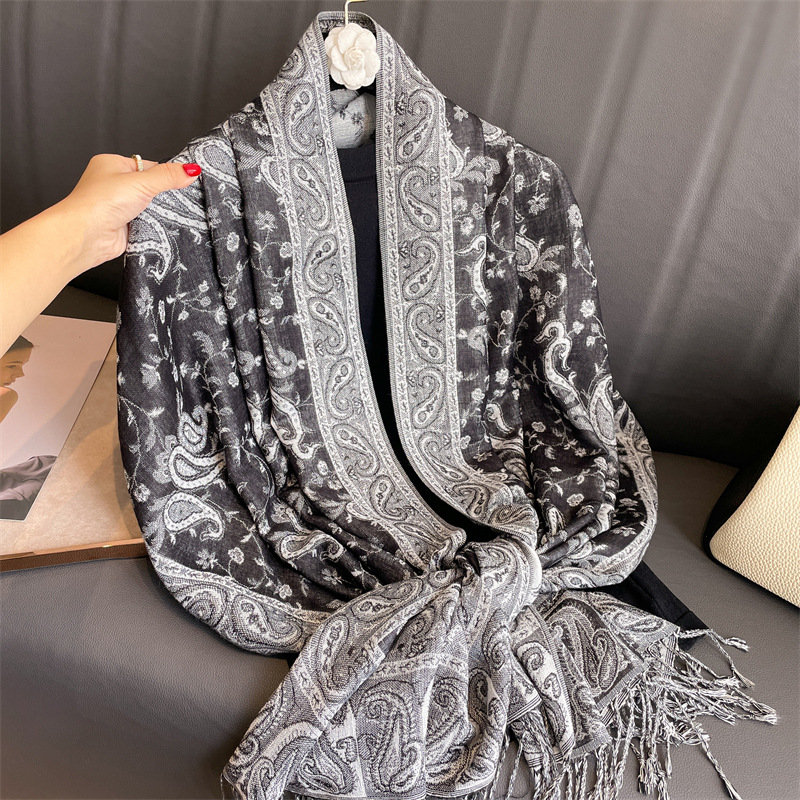 Lyxmärke vinter pashmina sjal dam wrap varma hösth... – Vicedeal