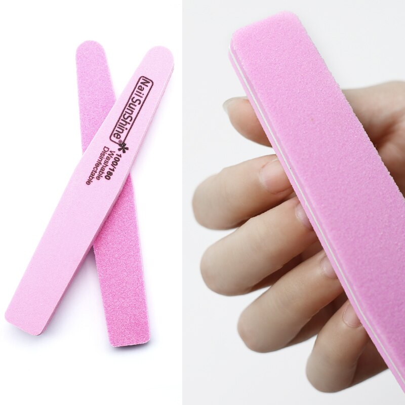 Nailkco Voor Een Manicure Roze Nail File Buffer Bl... – Vicedeal