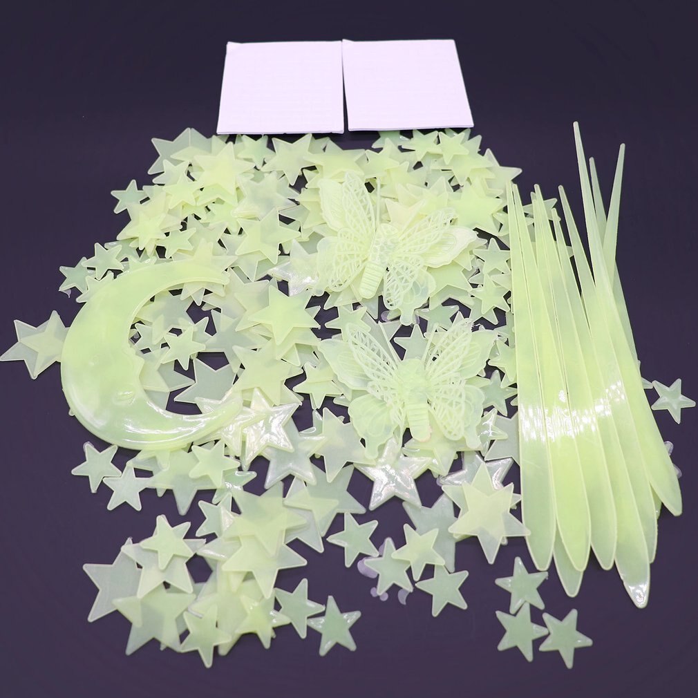200Pcs 17Cm Lichtgevende Ster Stickers Slaapkamer ... – Grandado