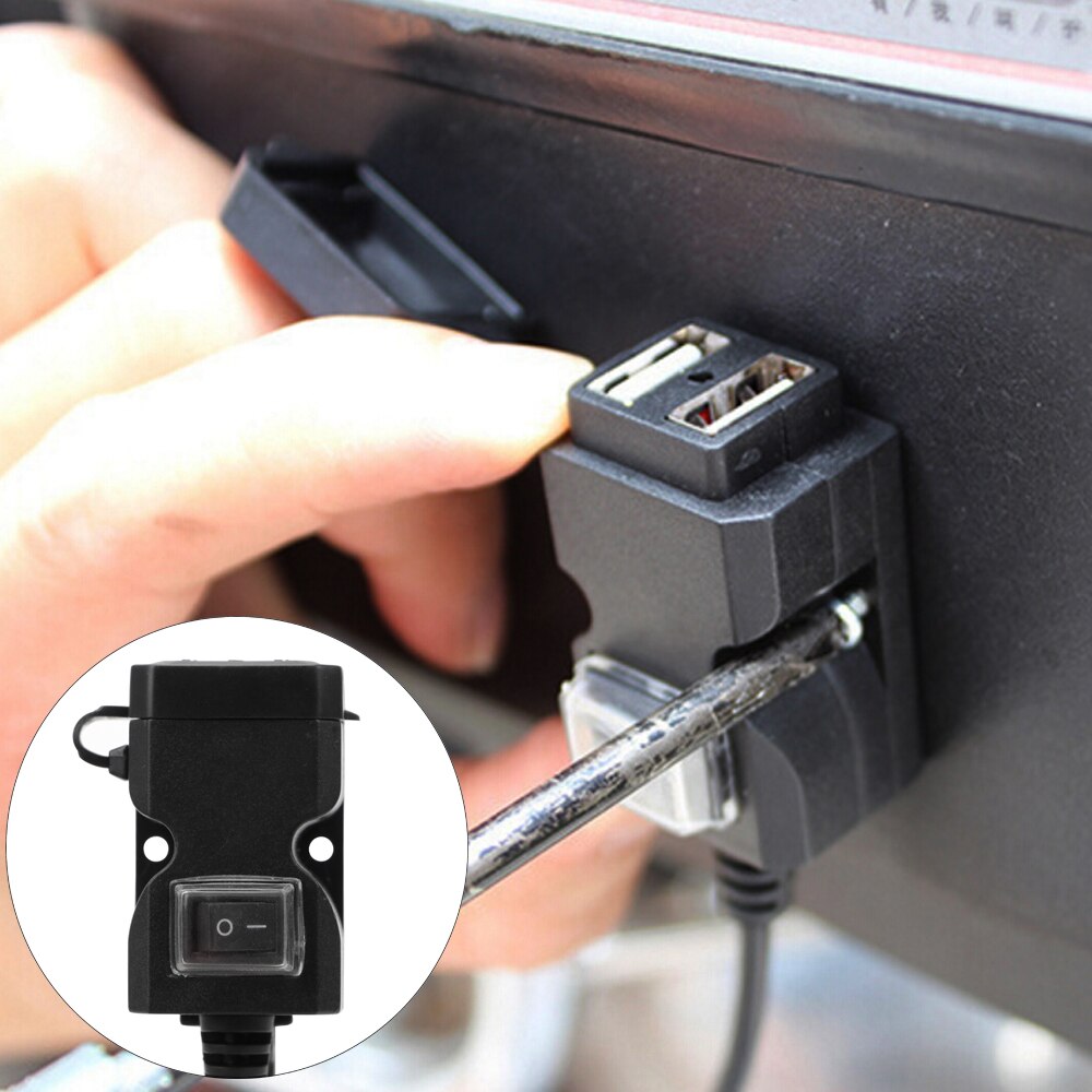 LEEPEE Power Supply Socket Motorbike Handlebar Cha... – Grandado