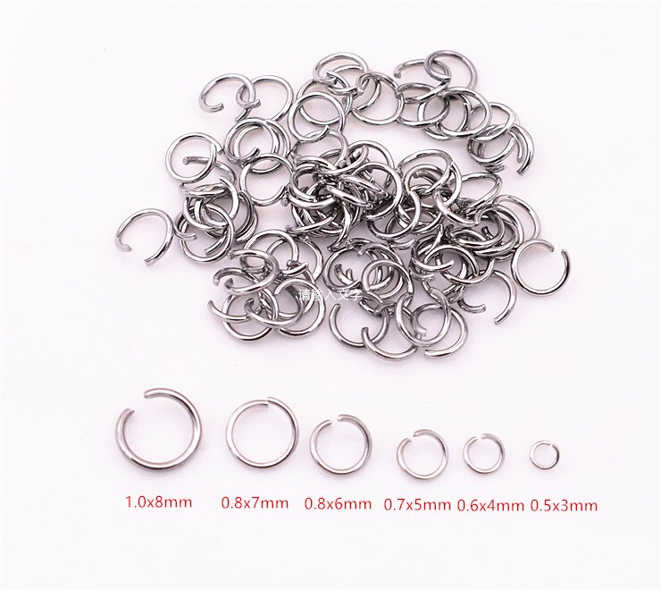 200pcs 3/4/5/6/7/8/10mm Stainless Steel Connection... – Grandado