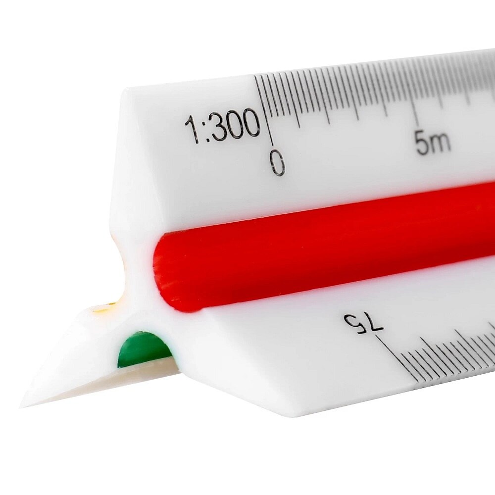 300mm Triangular Ruler with Protective Cover For A... – Grandado