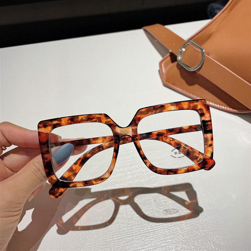 OEC CPO Vintage Square Glasses Frames Women Myopia... – Vicedeal