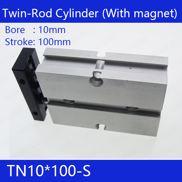 TN10*100-S 10mm Bore 100mm Stroke Compact Air Cyli... – Grandado