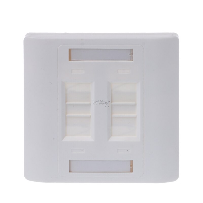 Wall Plate 4 Ports CAT5e/CAT6 RJ45 Network 86mm St... – Grandado
