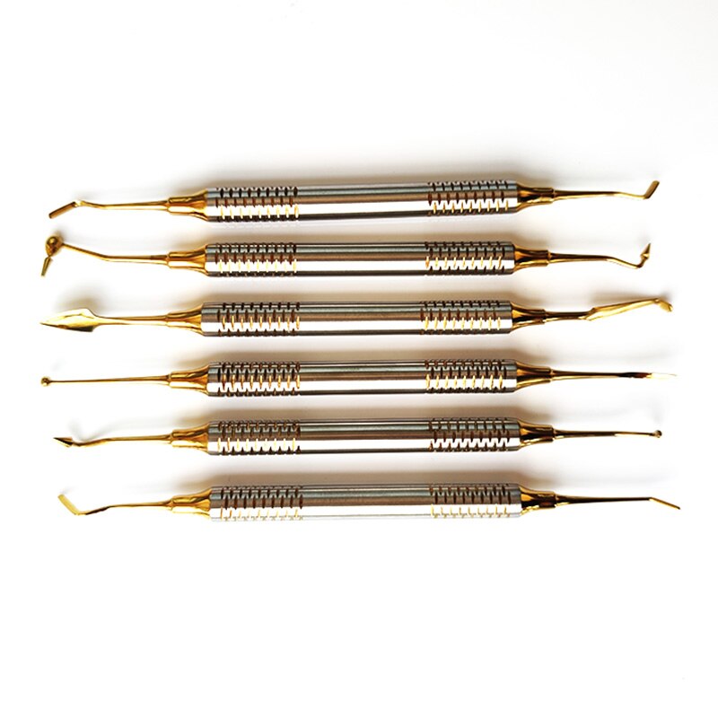 6pcs Dental Composite Resin Filling Spatula Titani... – Vicedeal