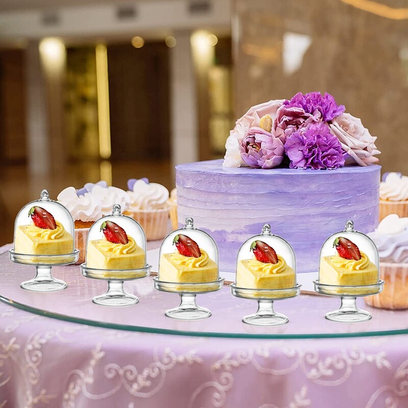 24Pcs Mini Cake Stand Dessert Cup Cake Tray Dozen ... – Grandado