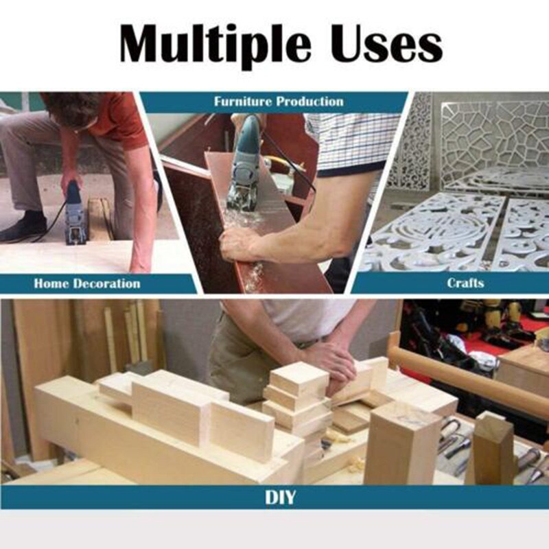 20pcs T-Shank Fitting Jigsaw Blade Set Multi Curve... – Grandado