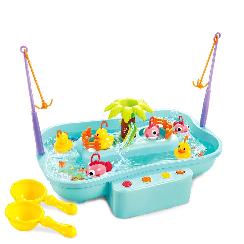 Kids Fishing Toys Electric Water Cycle Music Light... – Vicedeal