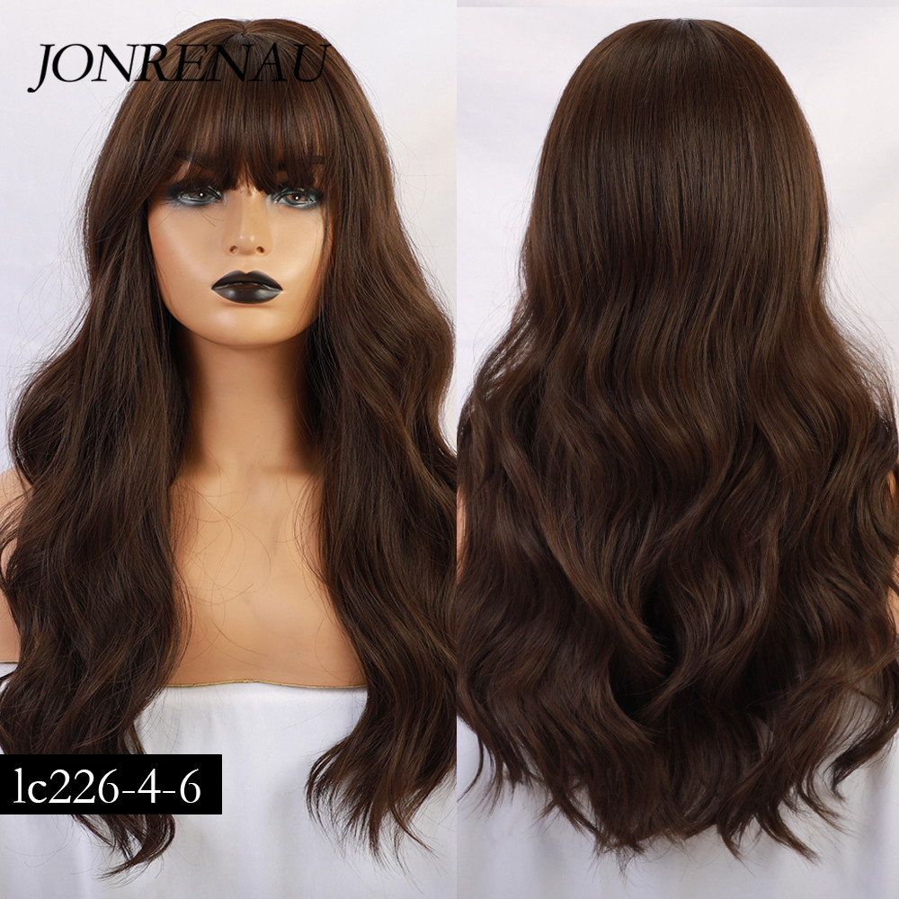 JONRENAU Synthetic Light Brown Color with Highligh... – Grandado