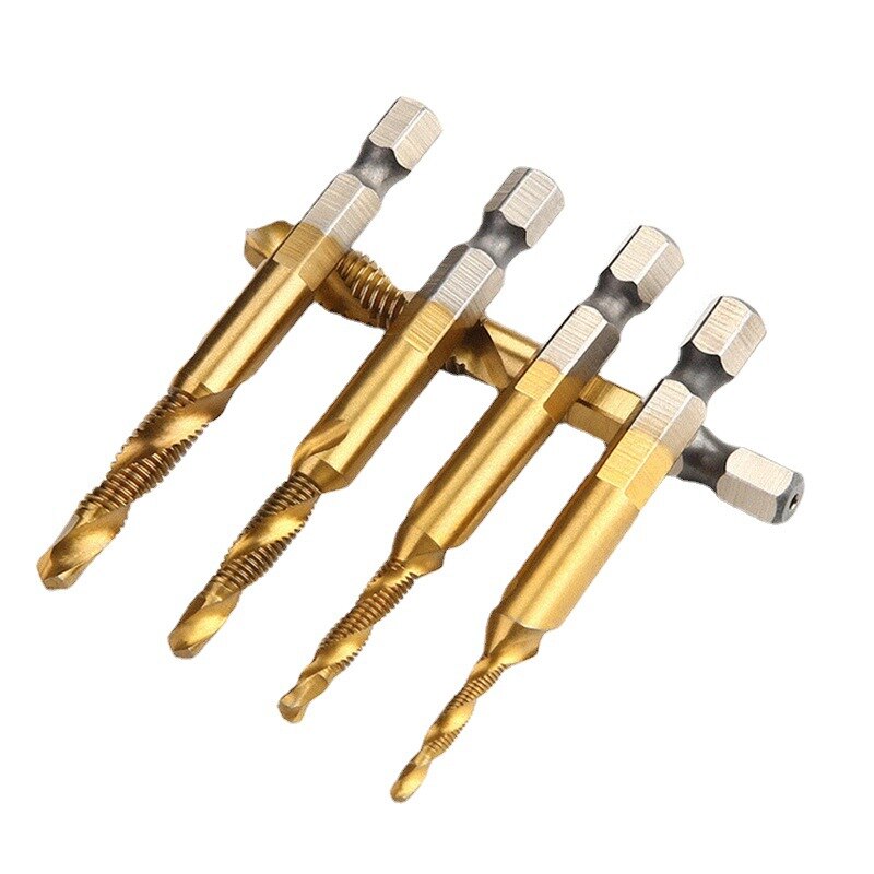 HSS 70mm extended tap hexagon handle, titanium pla... – Grandado