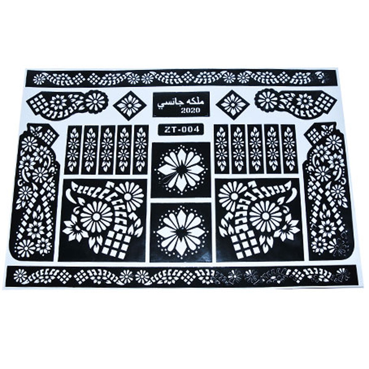 Henna Stencil ZT - 004 – Vicedeal