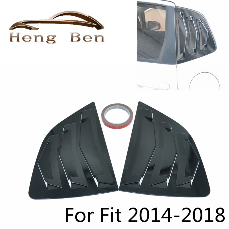 1 Pair fit for Fit Hatchback Black Carbon Fiber co... – Vicedeal