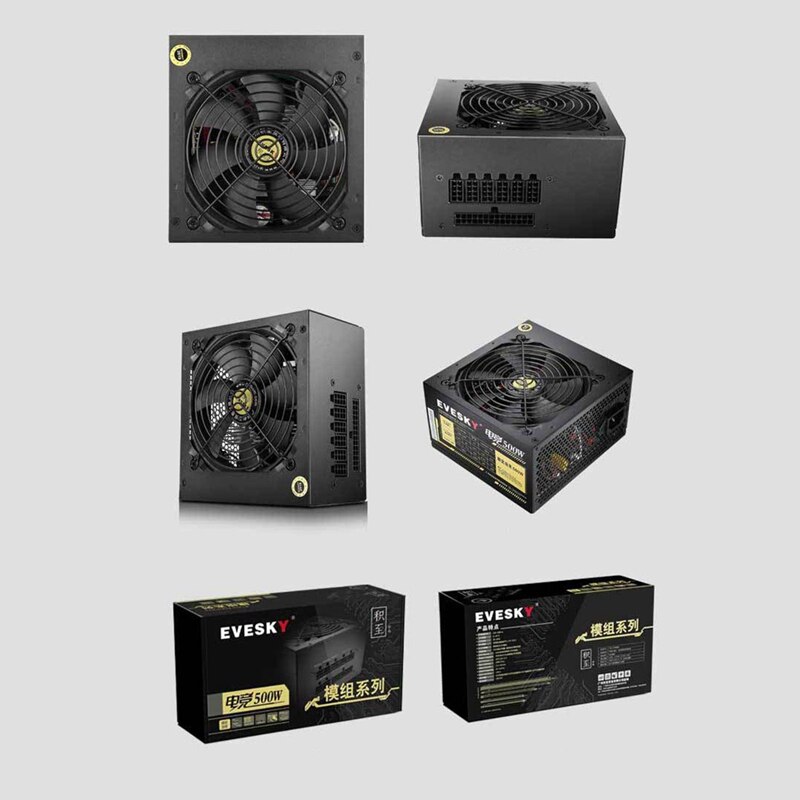 EVESKY 500W Desktop Computer Mainframe Power Suppl... – Grandado