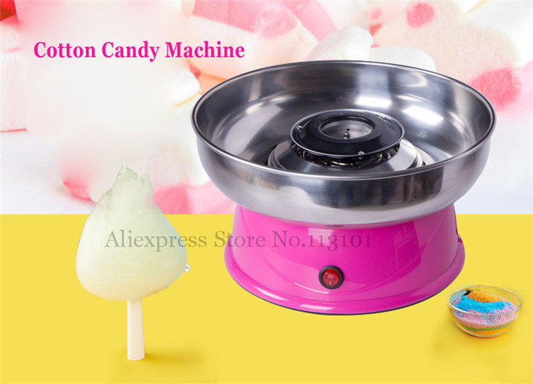 Electric Candy Floss Maker Pink Cotton Candy Machi... – Grandado