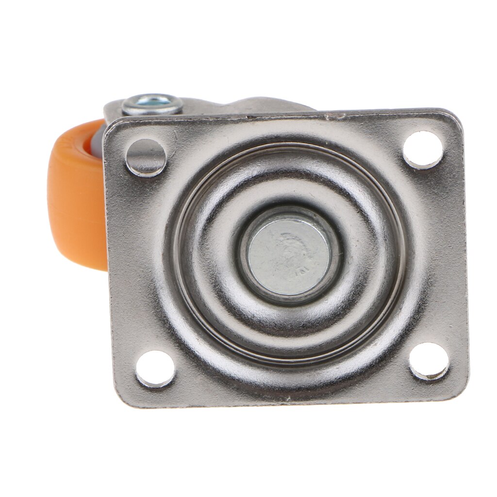 Set of 4 1 inch Low Profile Casters Wheels Soft Ru... – Vicedeal