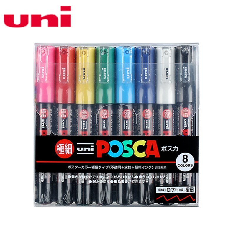 Uni Mitsubishi Posca PC-1M Paint Marker Writing Pe... – Grandado