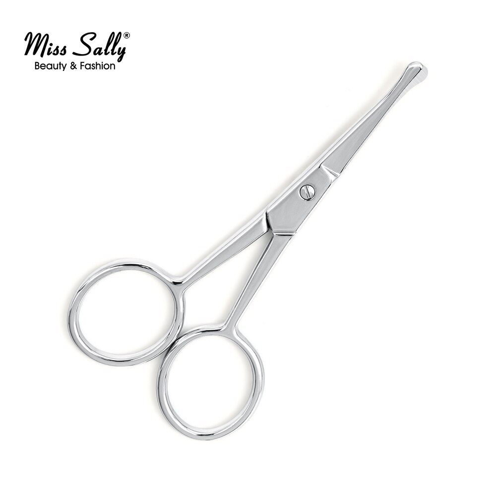 Miss Sally Nose Hair Scissors Rounded Tip Facial H... – Grandado