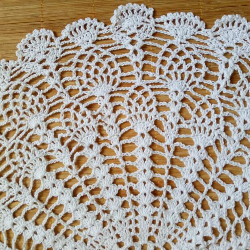 Pastoraalinen käsintehty pitsi puuvilla virkattu p... – Grandado