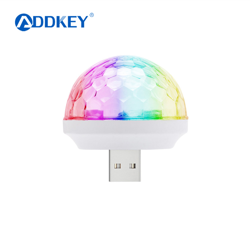 Genuine Mini USB Party Lights Disco Ball Microphon... – Grandado