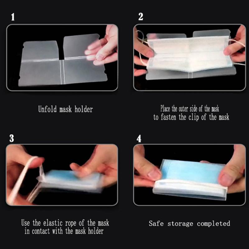 Mask Storage Mask Holder Storage Clip Portable Sto... – Grandado
