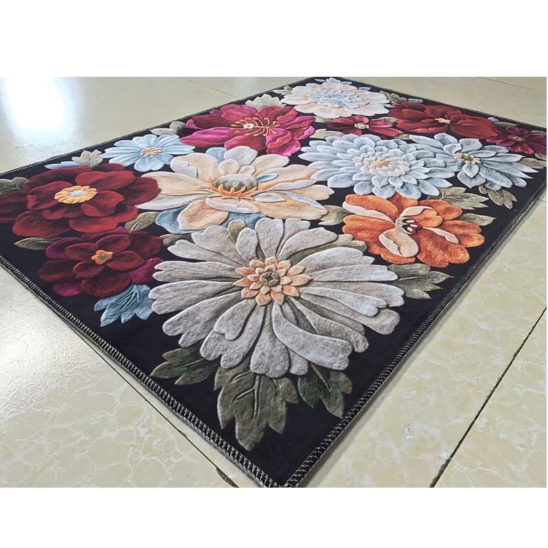 3D Blooming Peony Flowers Pastoral Country Floral ... – Vicedeal