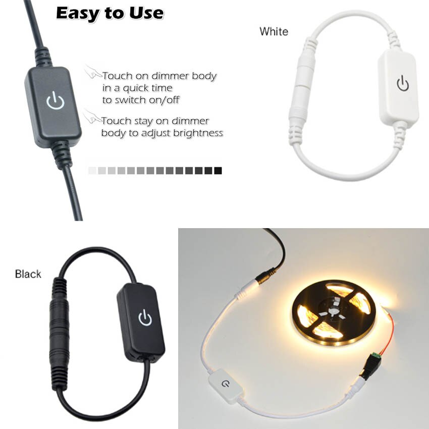 LED Dimmer Switch Brightness Adjust Controller for... – Grandado