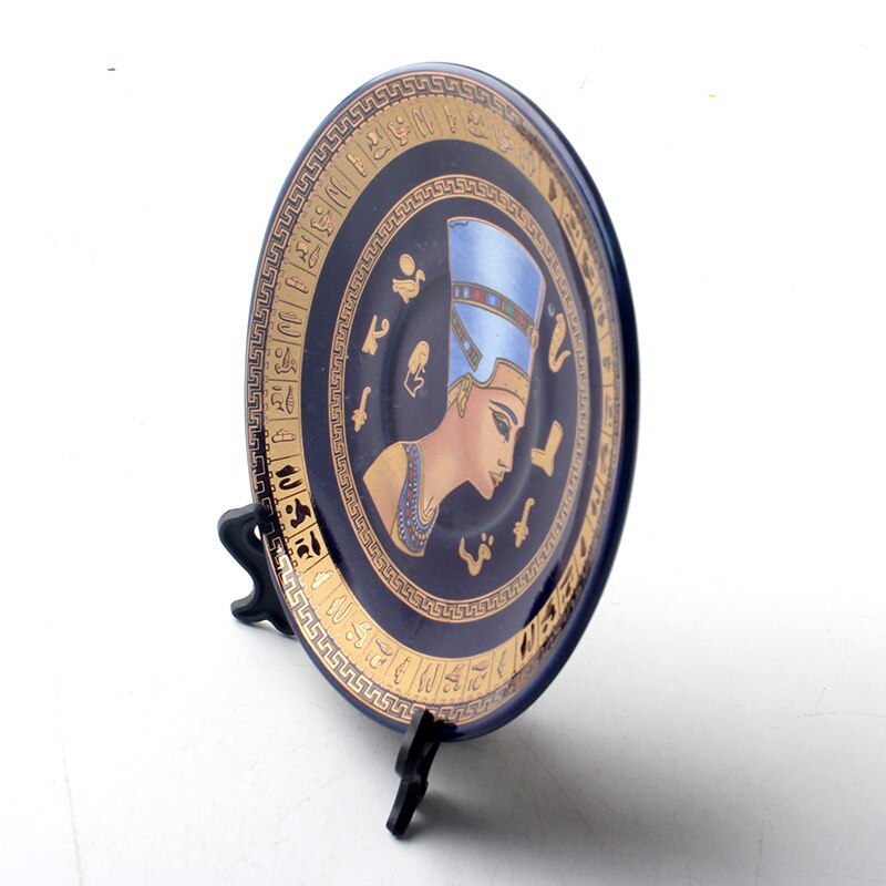 1PC Egypt Art Ceramic Plates Decorative Wall Hangi... – Grandado