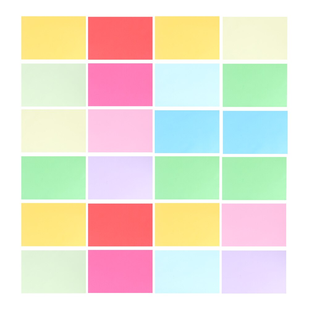 100PCS Colored Copy Paper DIY Hand Craft Paper Pap... – Grandado