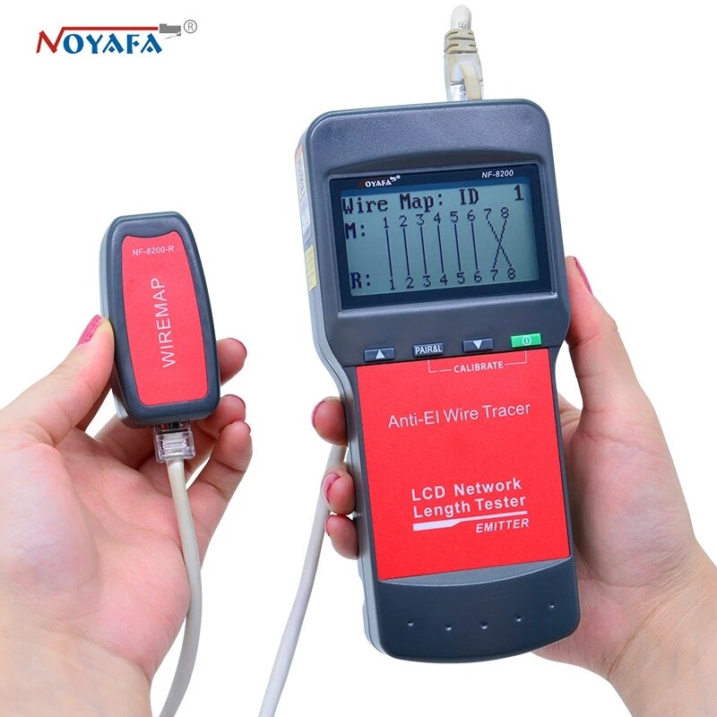 NF_8200 LCD LAN Tester Network telephone cable tes... – Grandado