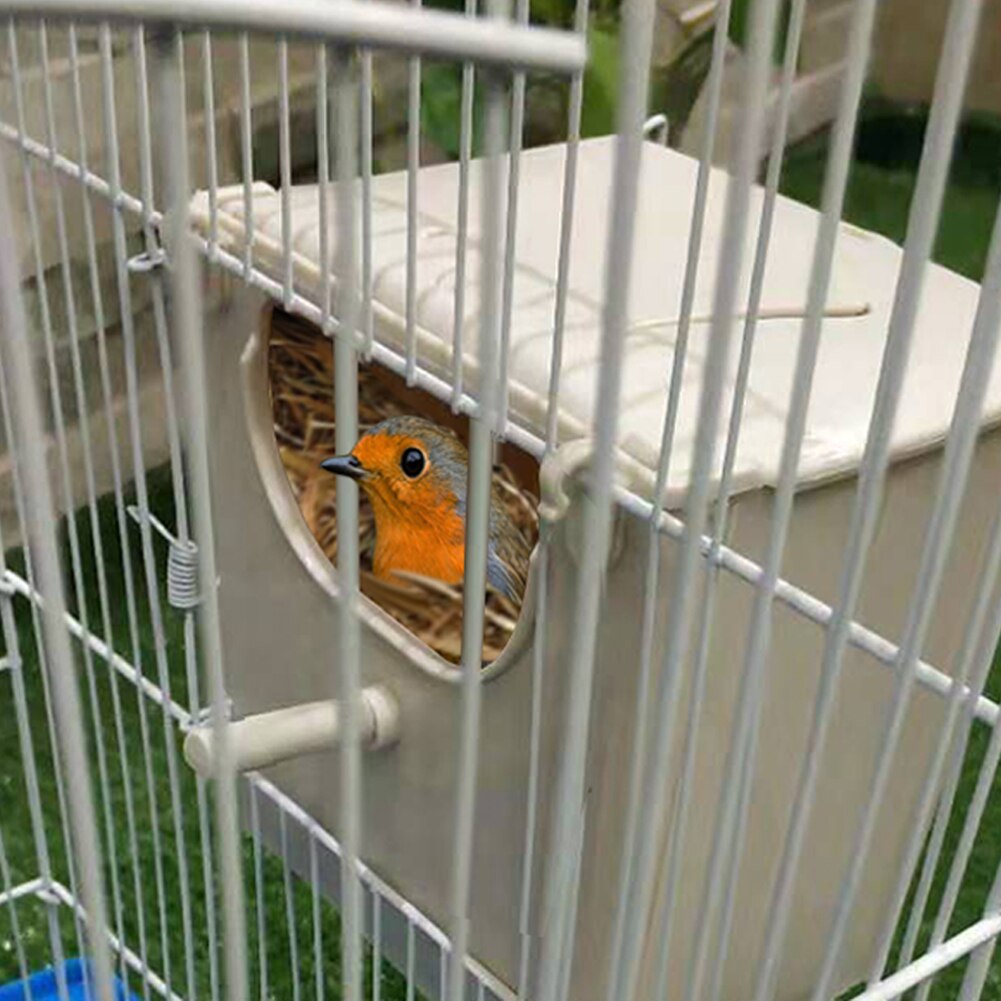 Bird Nest Box Bird Cage Mount Nesting Box Plastic ... – Grandado