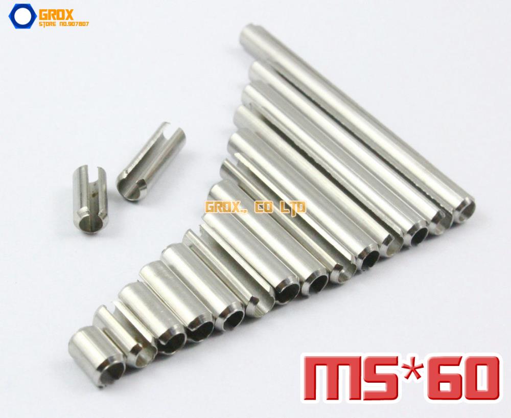 25 Pieces M5 x 60mm 304 Stainless Steel Slotted Sp... – Grandado
