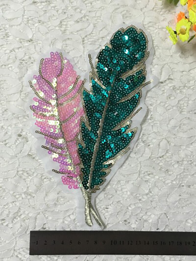 Patches Patche Large Sequins Patch Embroidered App... – Grandado