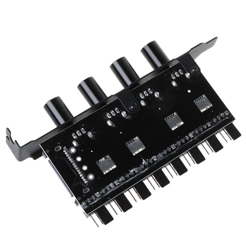 PC 8 Channels Fan Hub 4 Knob Cooling Fan Speed Con... – Grandado