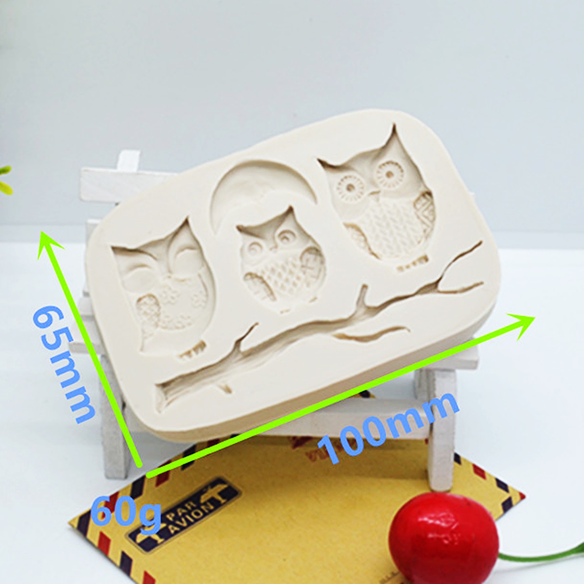 Ugle grener form blondere silikon harpiks form gjø... – Grandado