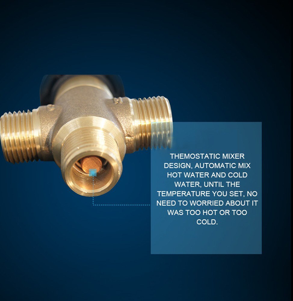 KBAYBO Constant Temperature Pipeline Valve 3-way C... – Grandado