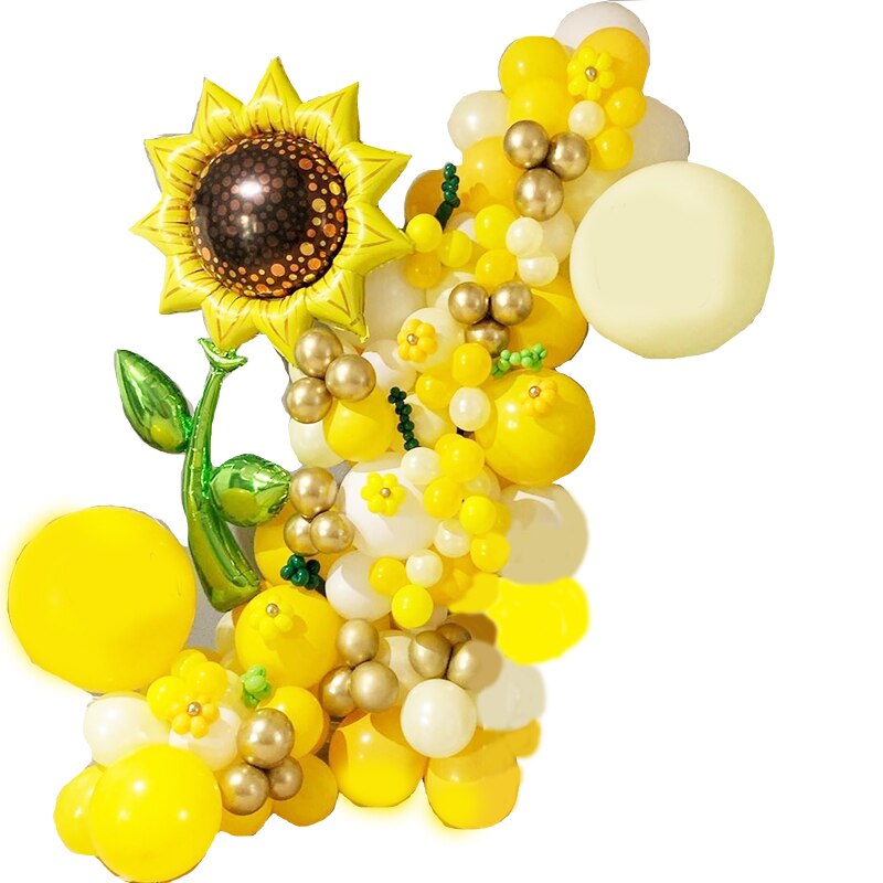 2020New 115pcs Sunflower Balloons Garland Party De... – Grandado