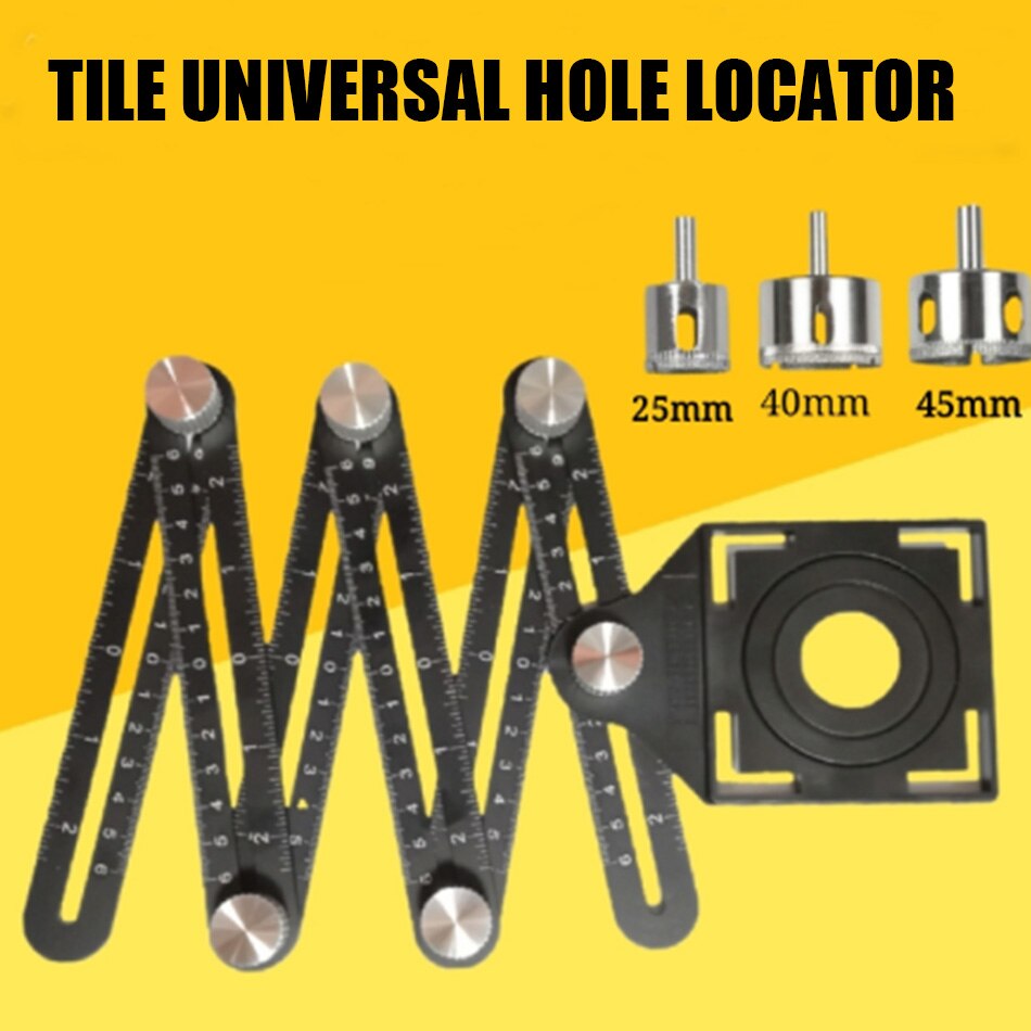 Universal Hole Locator Glass Drill Bit Positioning... – Vicedeal