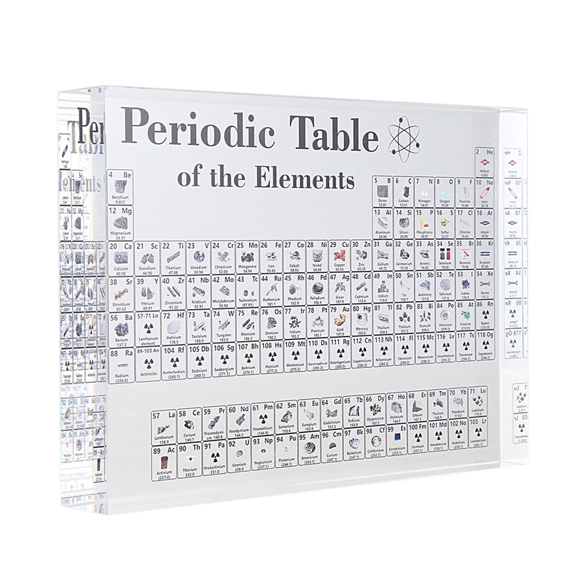 Acrylic Periodic Table Display with Elements Table... – Grandado