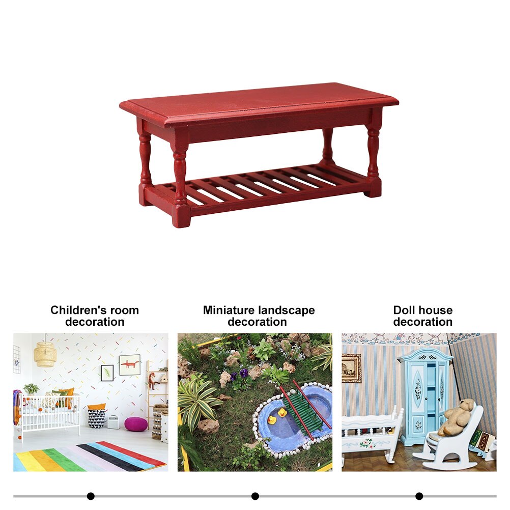 Wooden Table Model Decor Mini House Table Decor Mi... – Vicedeal