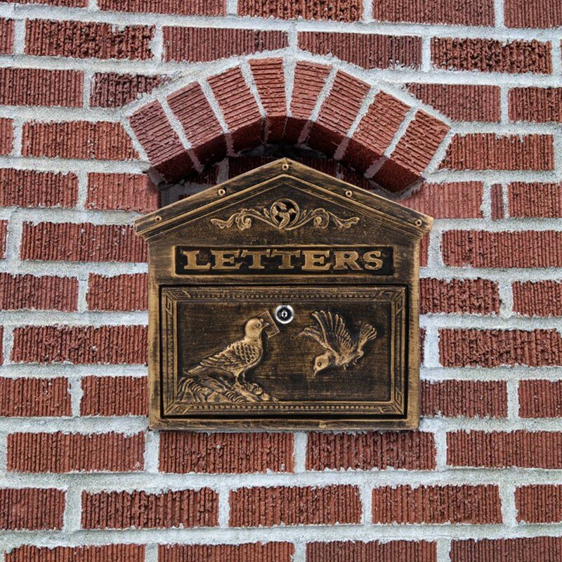 1Pc Retro Letter Container Home Mailbox Vintage Me... – Grandado