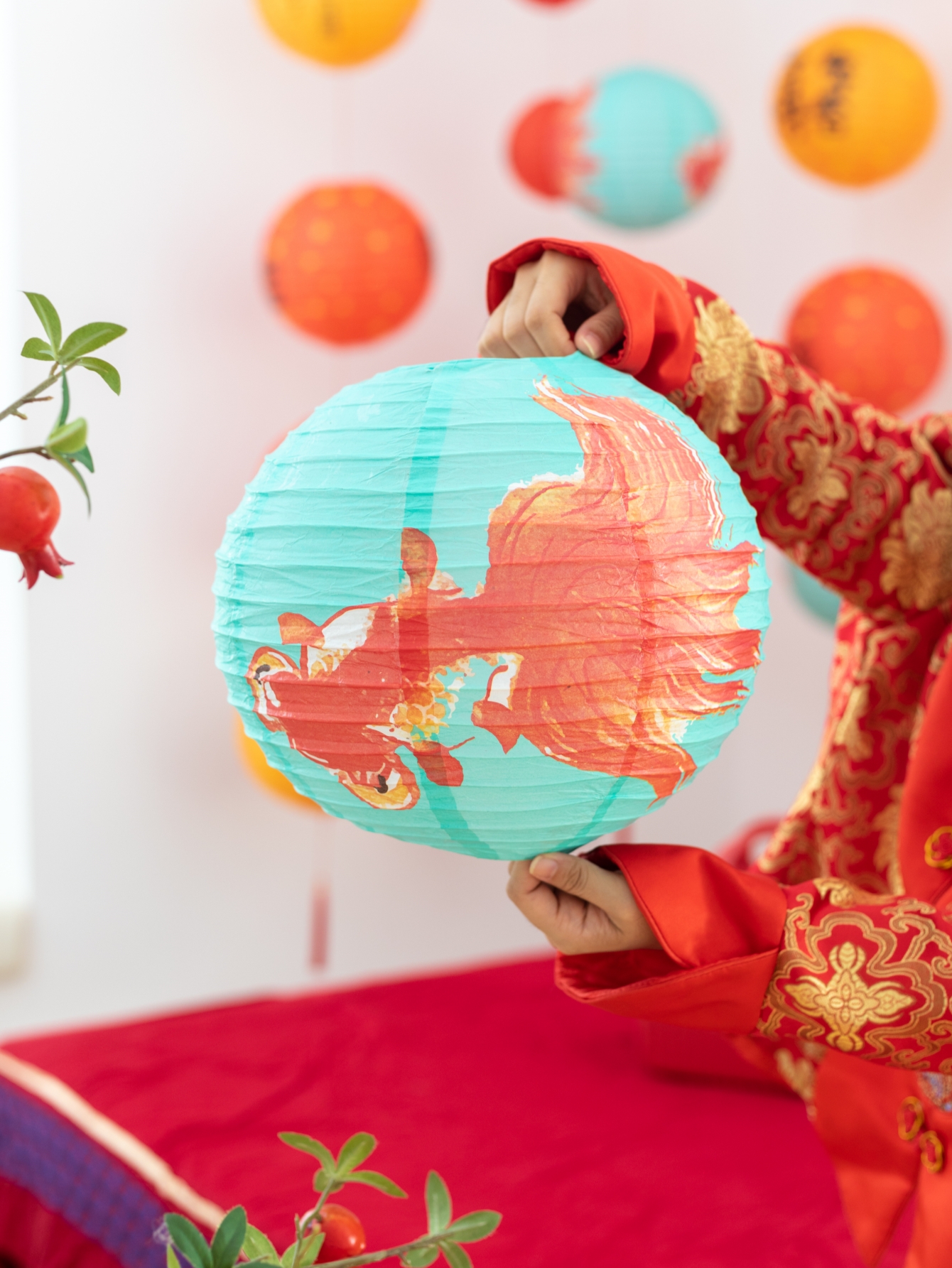 30cm Multi Color Paper Lantern Foldable Paper Lant... – Grandado