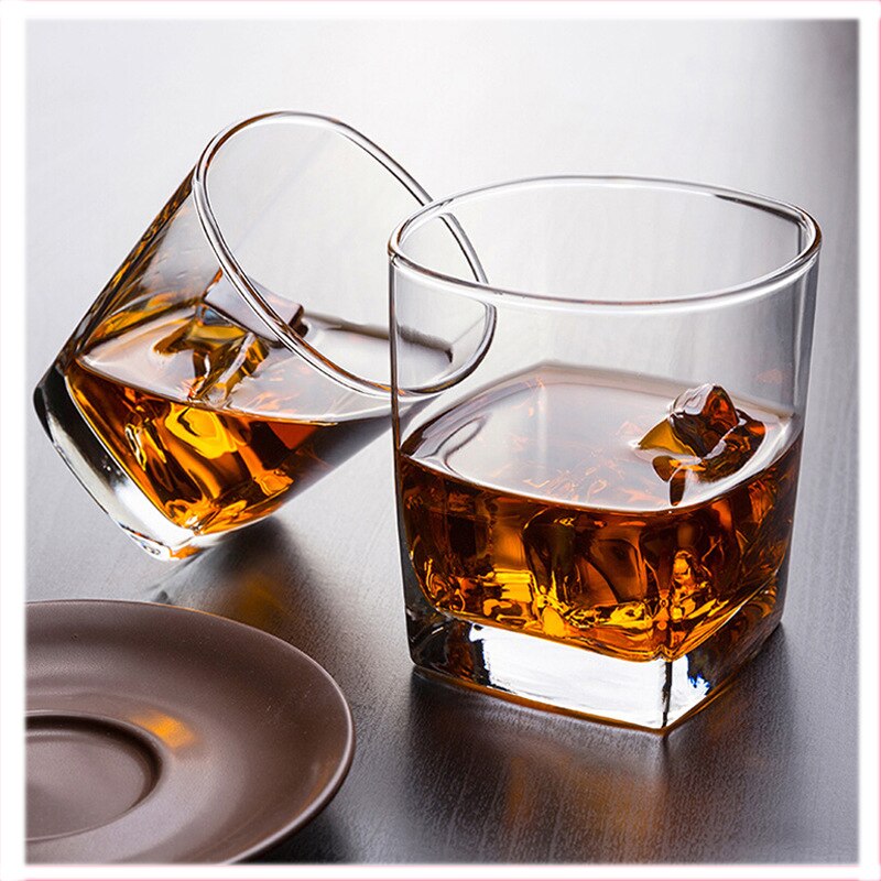 6pcs/lot 170ml Classic Whiskey Glasses Thick Botto... – Grandado